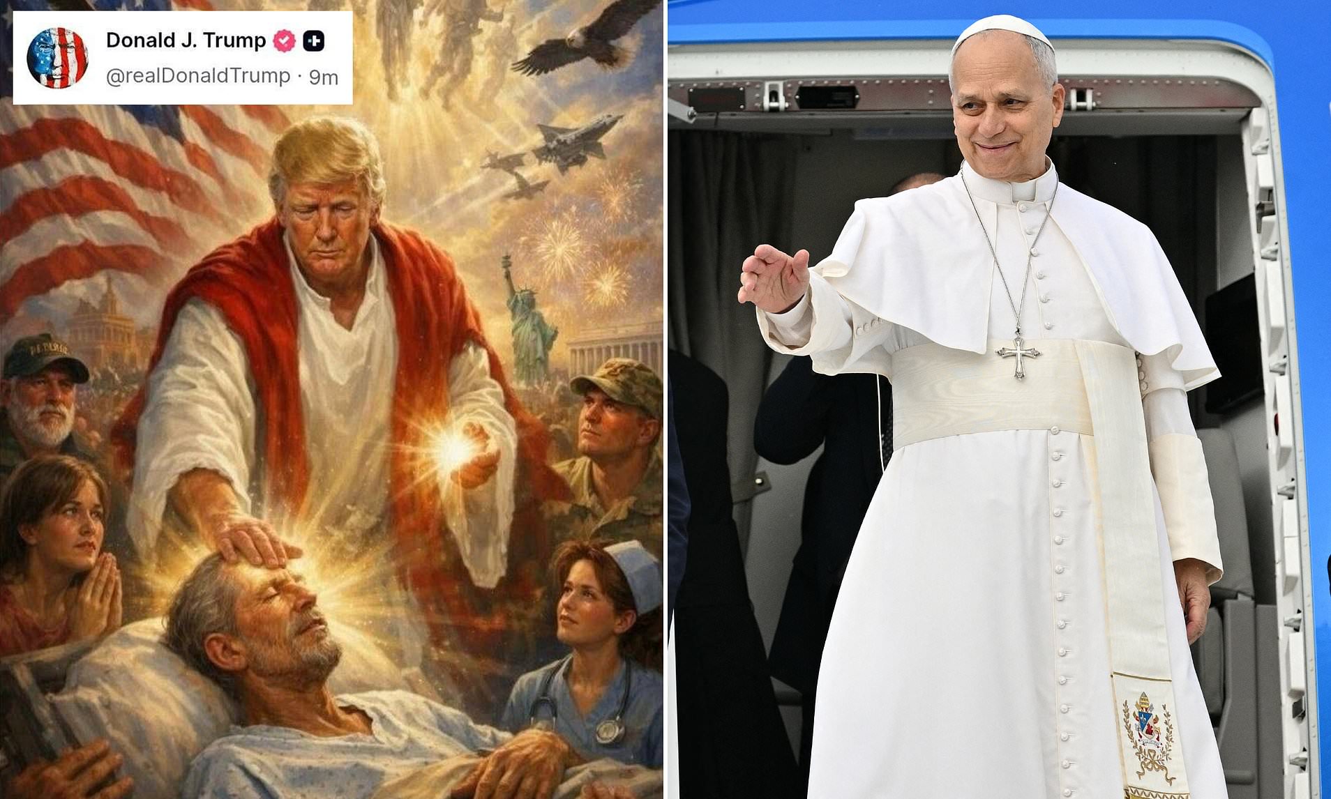 Pope joins backlash at Trump after president attacked pontiff and ...