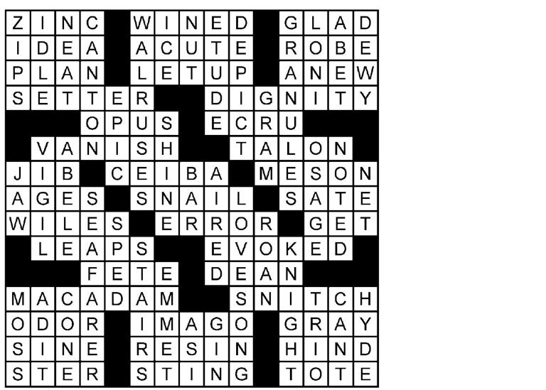 Puzzle solutions for Monday, Apr. 13, 2026