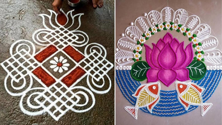 Tamil New Year 2026: Beautiful kolam designs for auspicious beginning ...