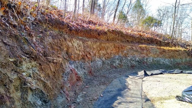 How to build a retaining wall using only concrete bags