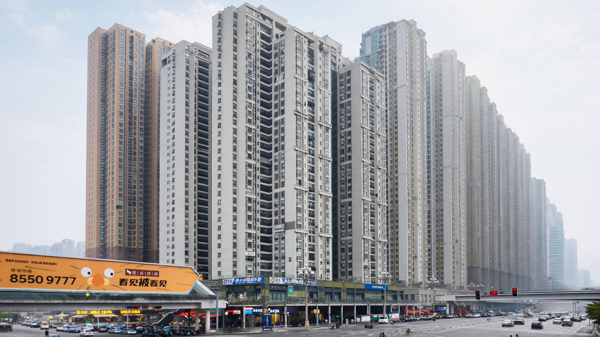 Deretan apartemen raksasa di China menyembunyikan kehidupan sehari-hari ...