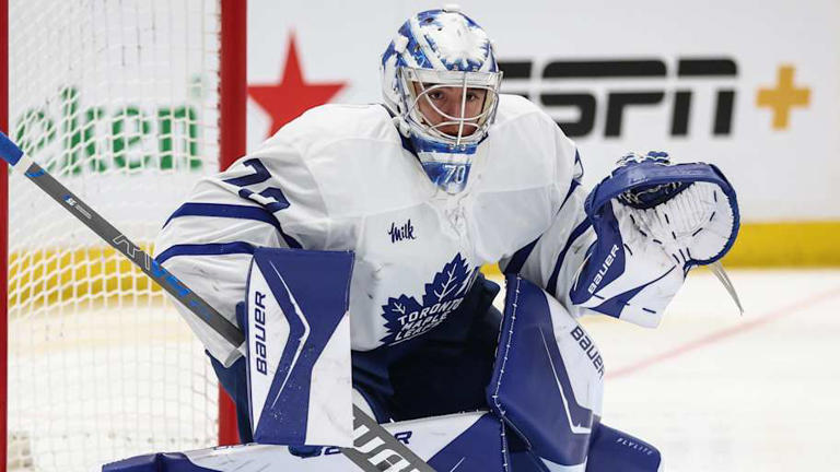 Rookie goalie just complicated Maple Leafs' situation in the crease