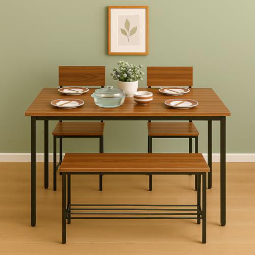 Sturdy and stylish dining table under ₹10000: Proper seating ...