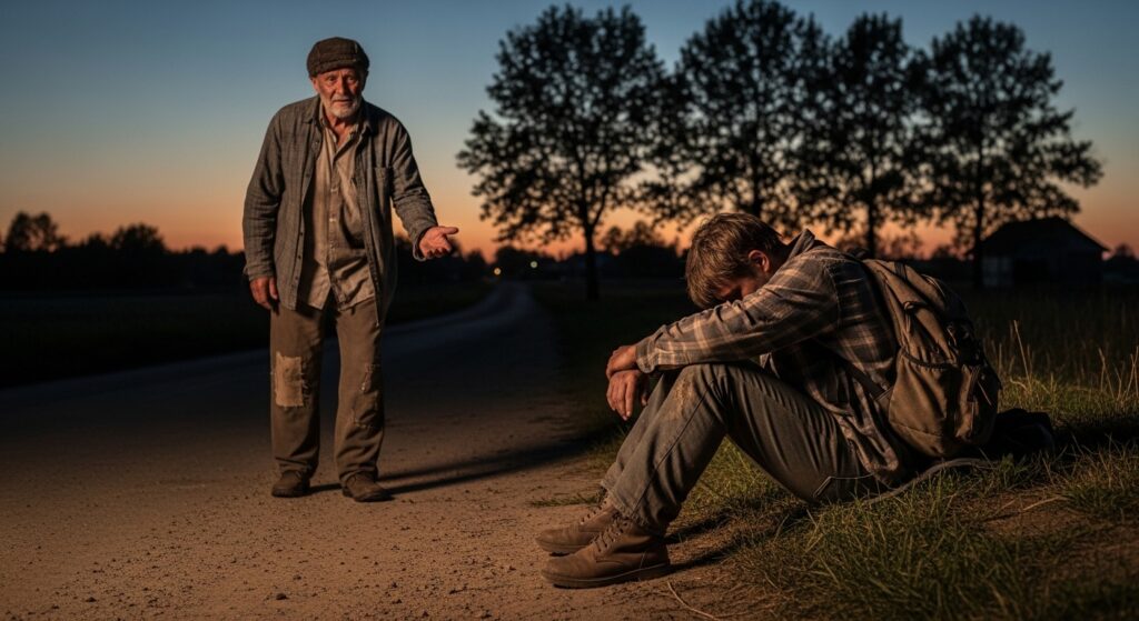 A poor man helped a stranger, what happened next shocked everyone