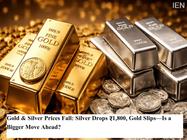 Gold & silver prices fall: Silver drops ₹1,800, gold slips—Is a bigger ...