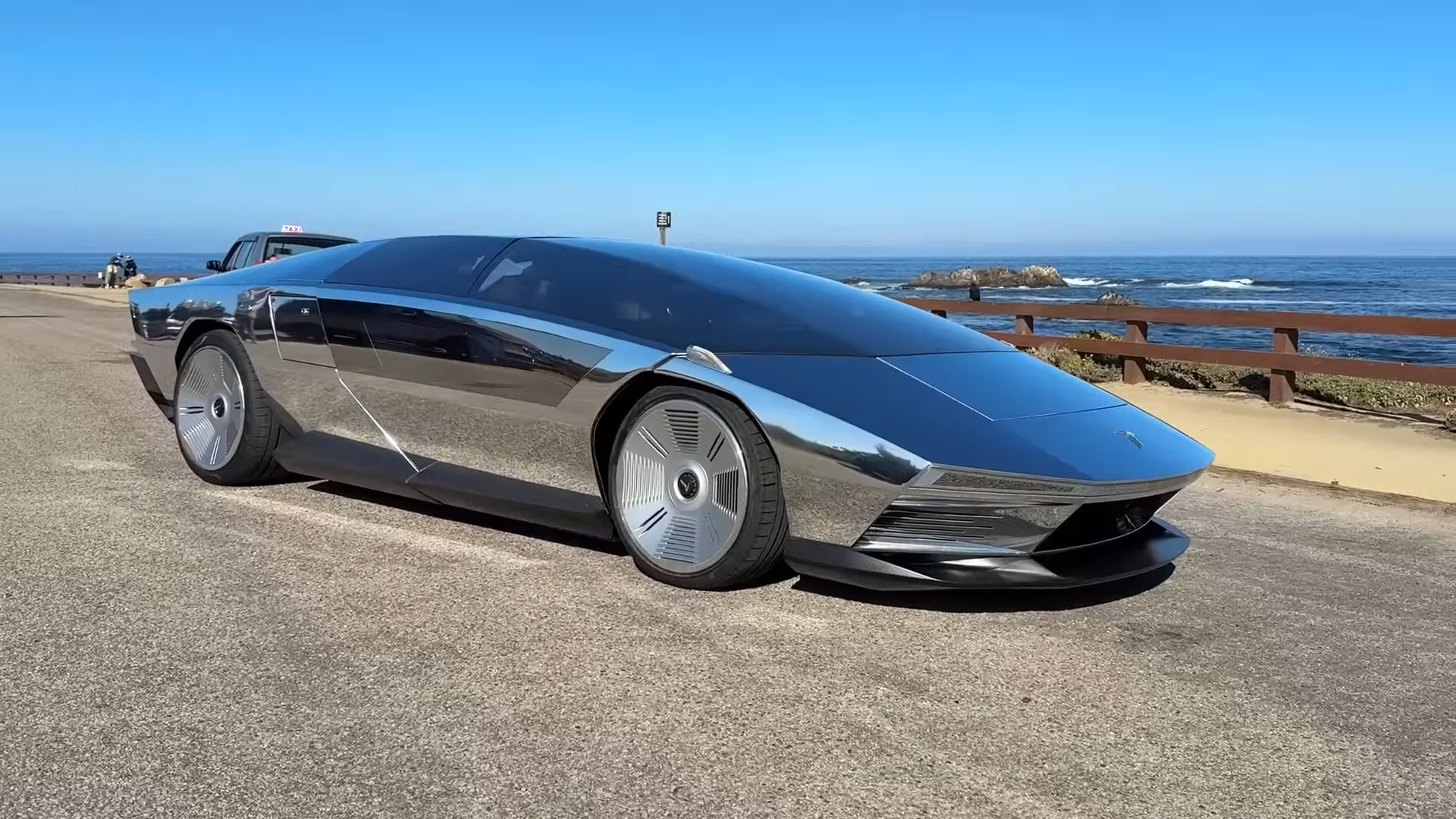 Inside a mirror-polished supercar that looks more like a sculpture than ...