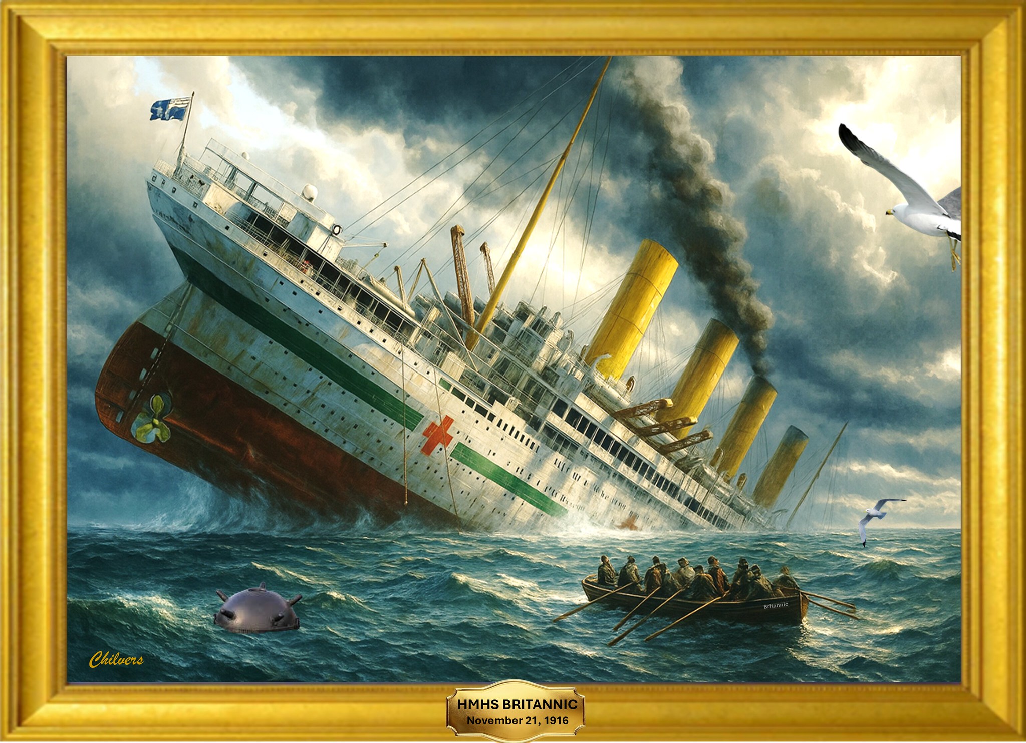 Largest ships ever lost in the Atlantic Ocean