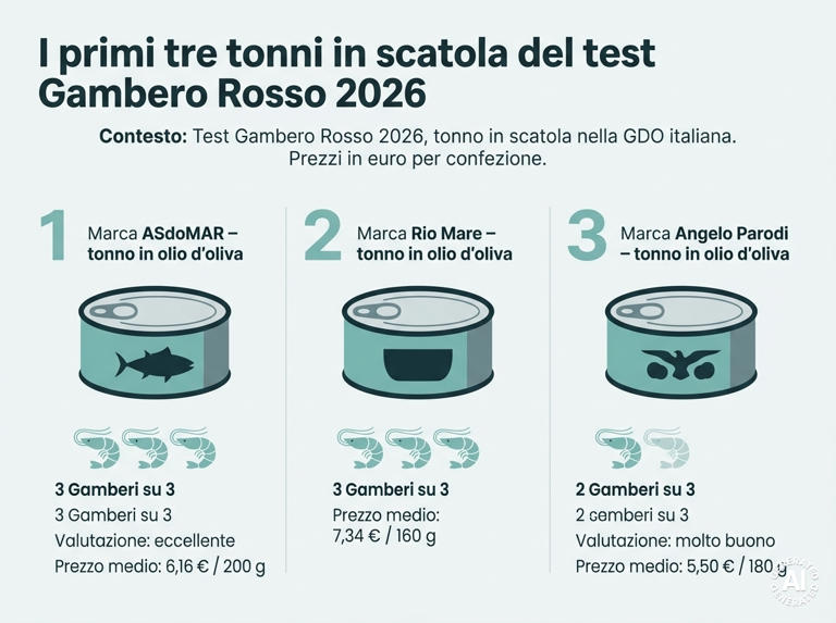 Tonno in scatola, qual è il migliore? La classifica di Gambero Rosso ...