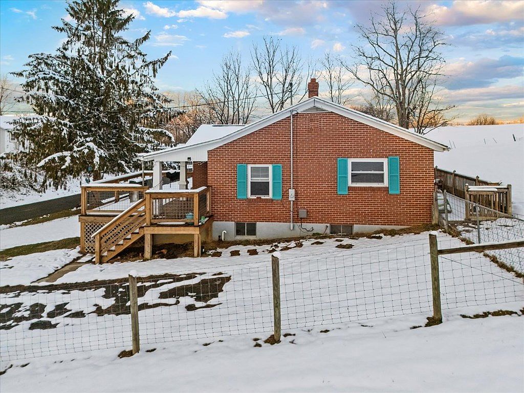 Charming 1951 brick ranch in Rural Retreat, Virginia, with a wood ...