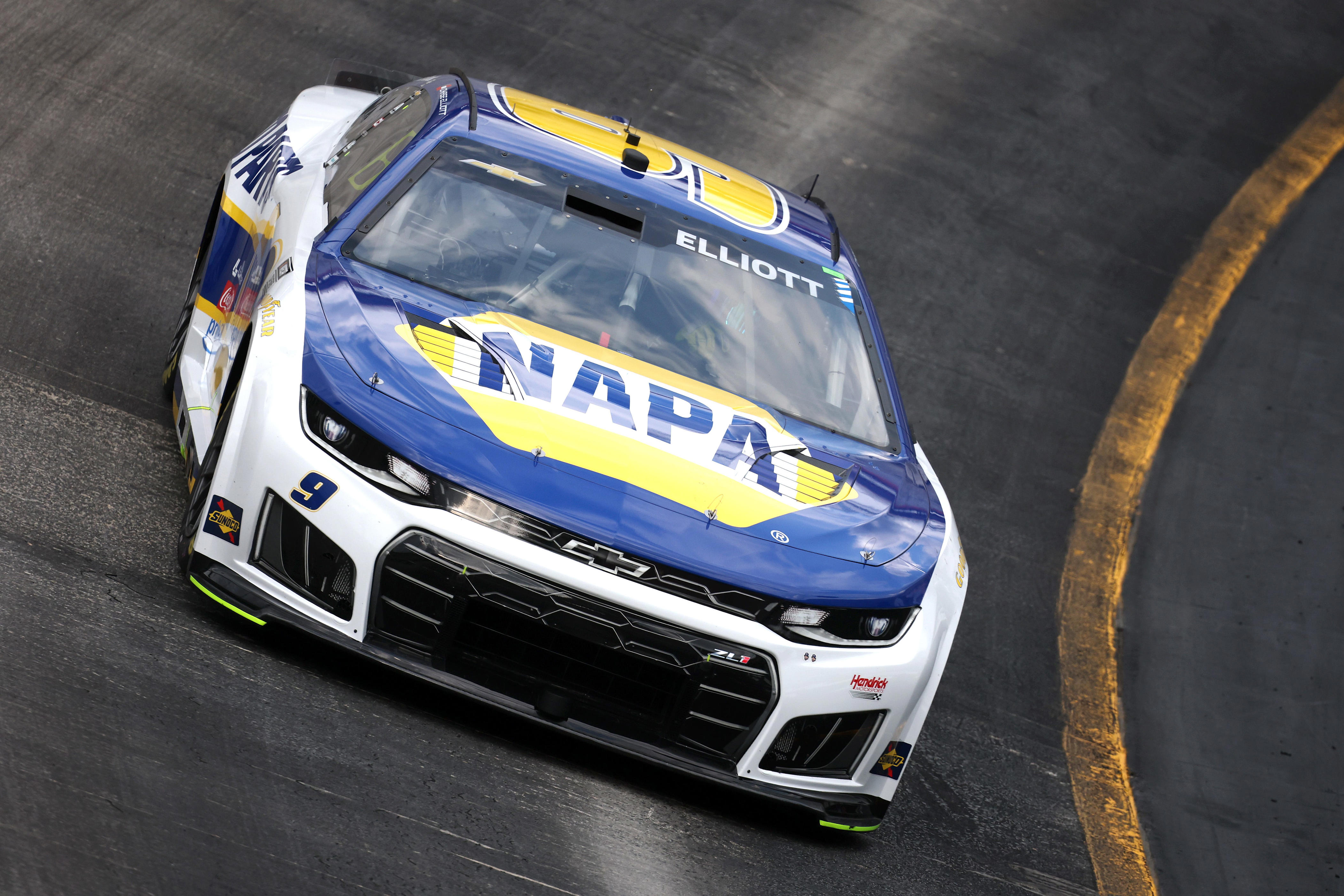 Watch Chase Elliott's onboard during self spin on final lap at Bristol