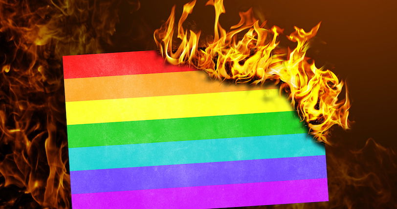 Suspects arrested for burning school’s Pride flag as hate crimes skyrocket