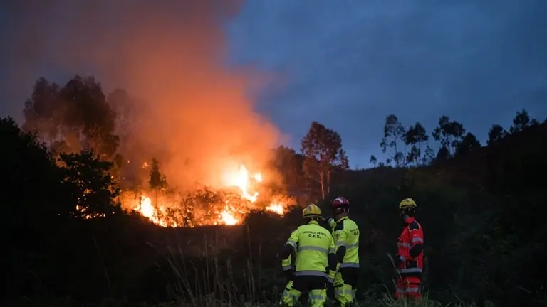 Un incendio obliga a interrumpir media hora la circulación ferroviaria ...