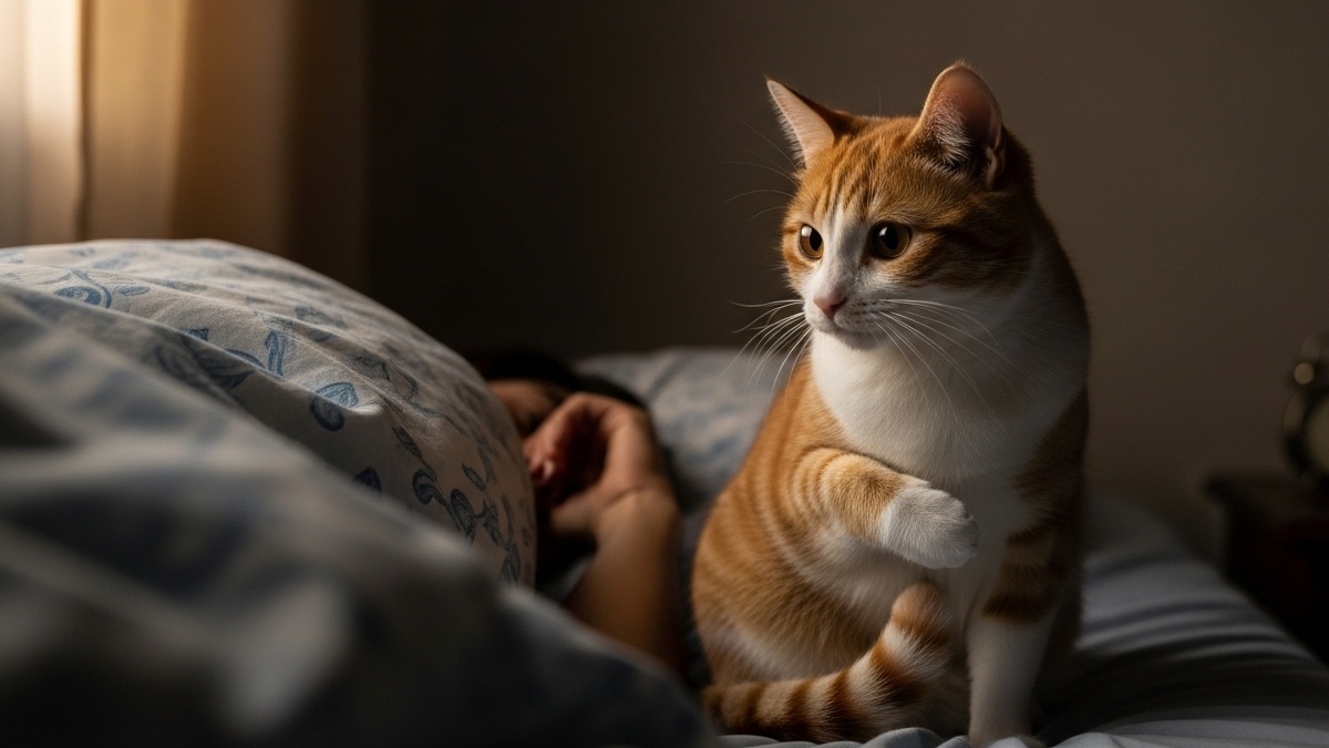 10 things your cat does while you sleep that you'd never imagine