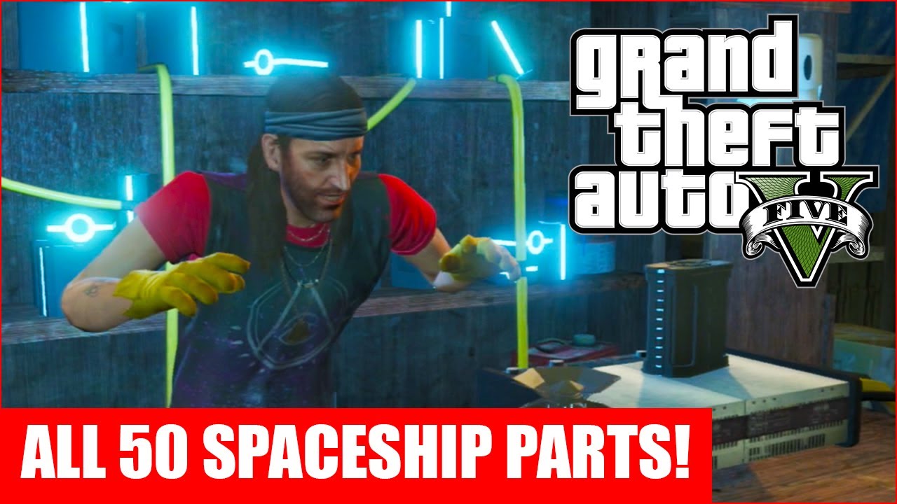 How to locate all spaceship parts in GTA 5