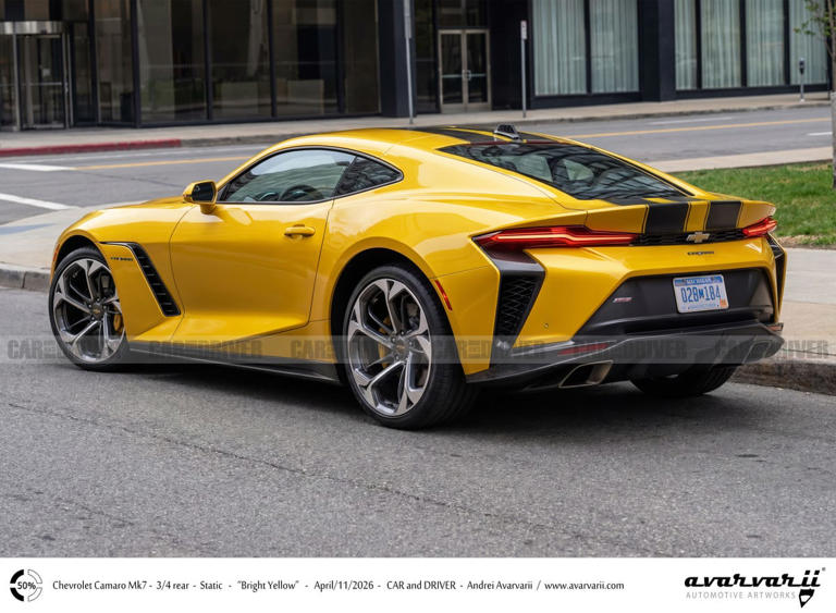 The new 2028 Chevy Camaro is an American V-8-powered pony car worth ...