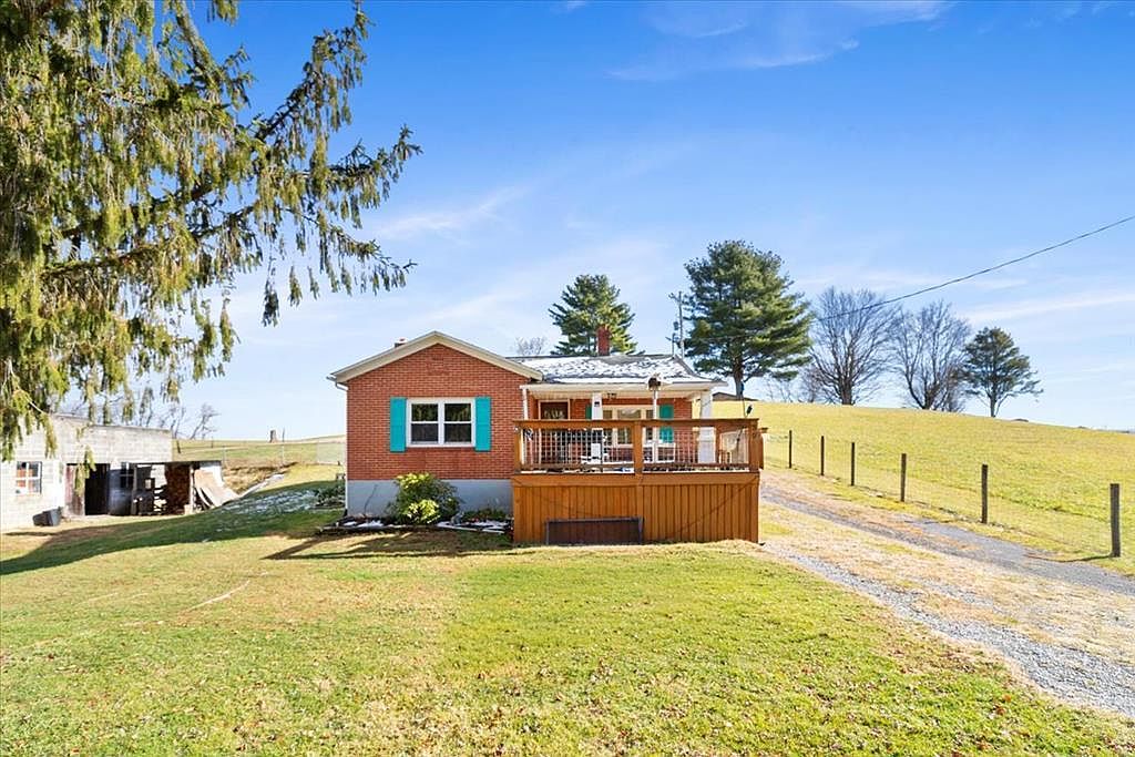 Charming 1951 brick ranch in Rural Retreat, Virginia, with a wood ...