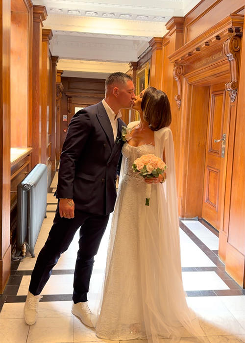 Towie star Amy Childs marries fiancé Billy Delbosq after tough year
