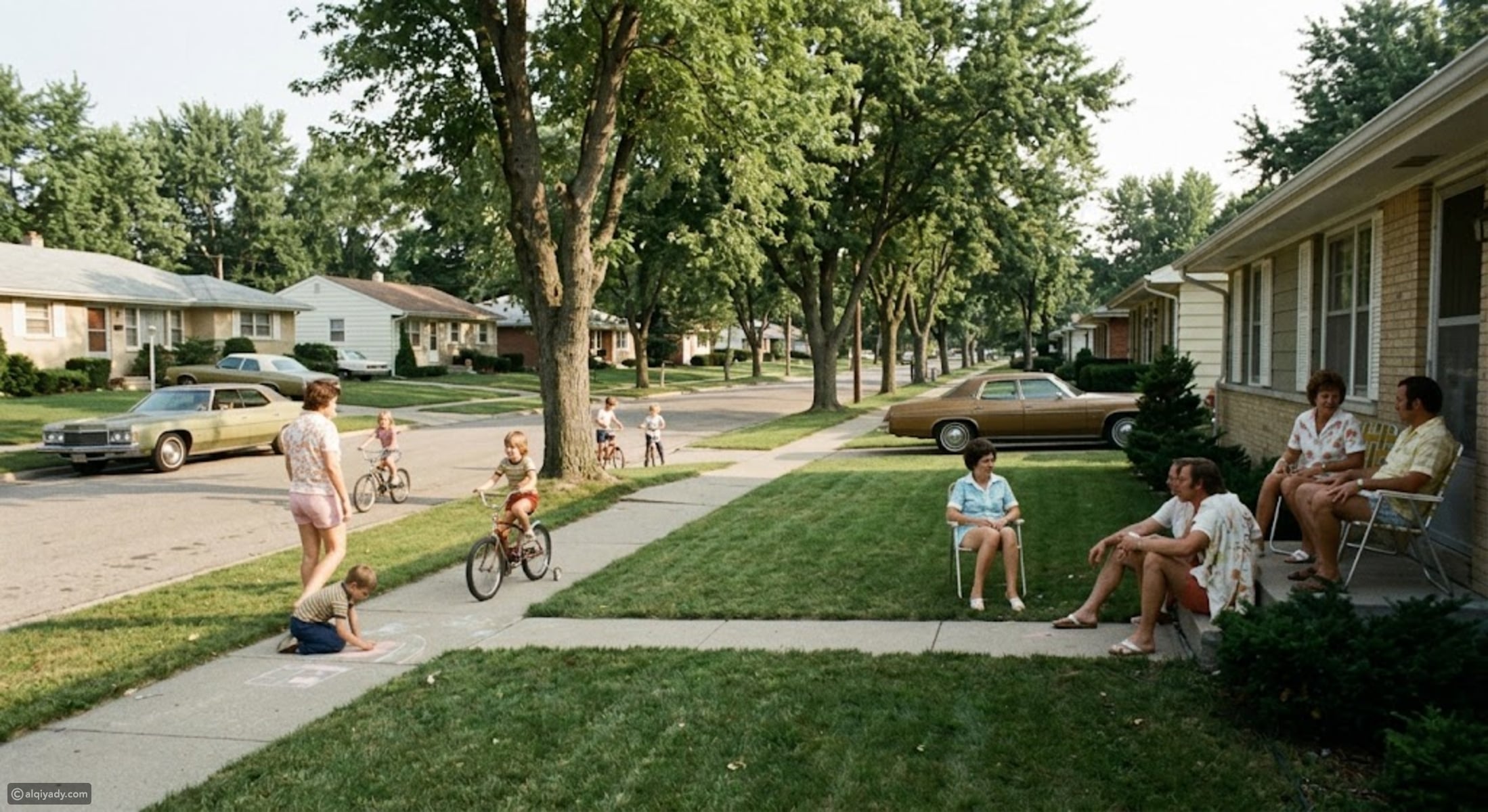 What normal life was like in the 1970s