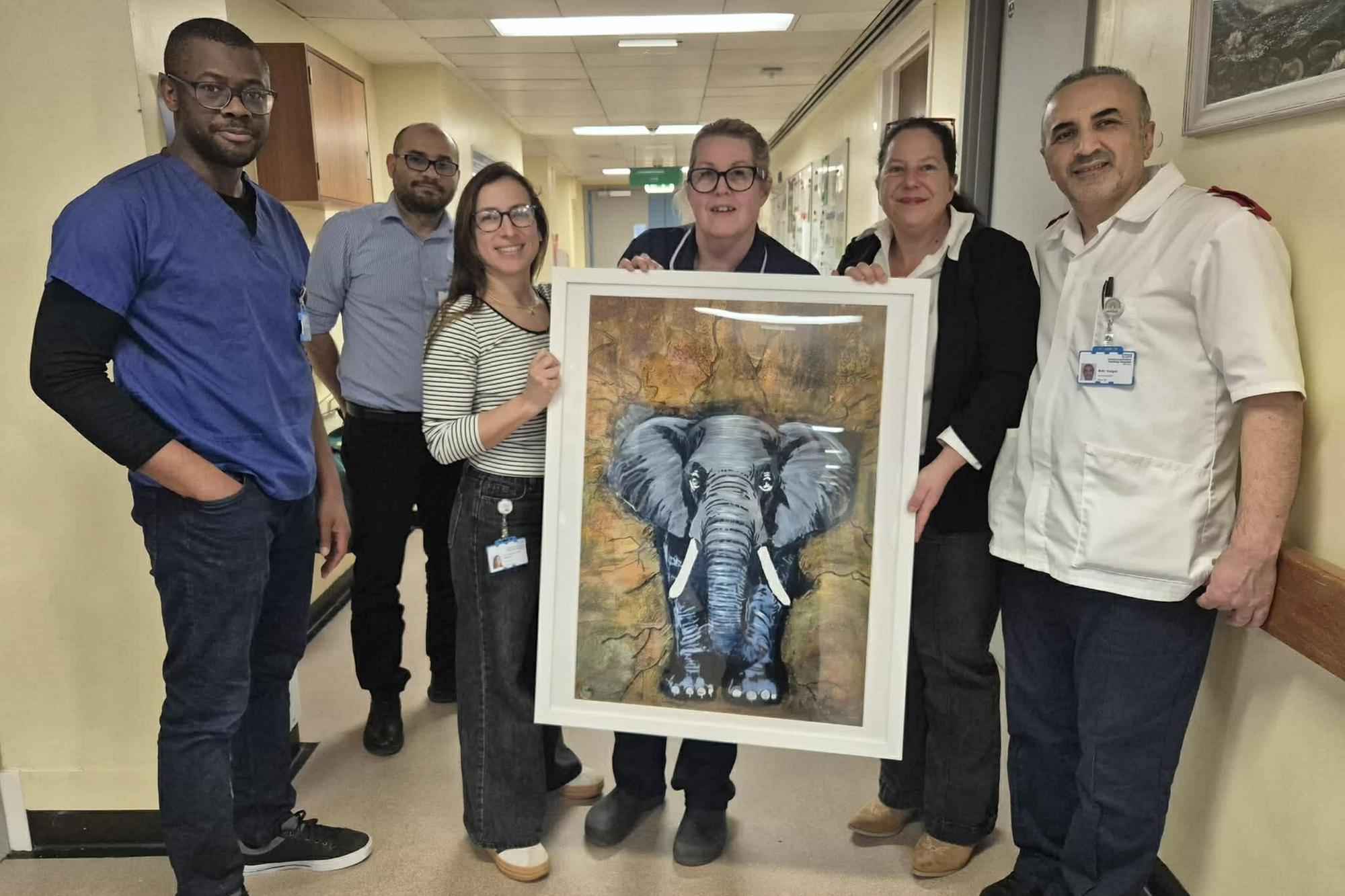 Louth artist donates 'deeply personal' painting to hospital ward for ...