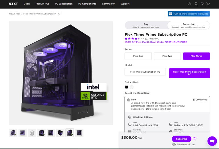 NZXT’s flex PC rental settlement offers ownership and debt forgiveness