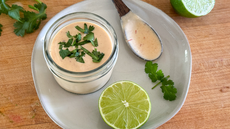 Super easy chipotle crema recipe