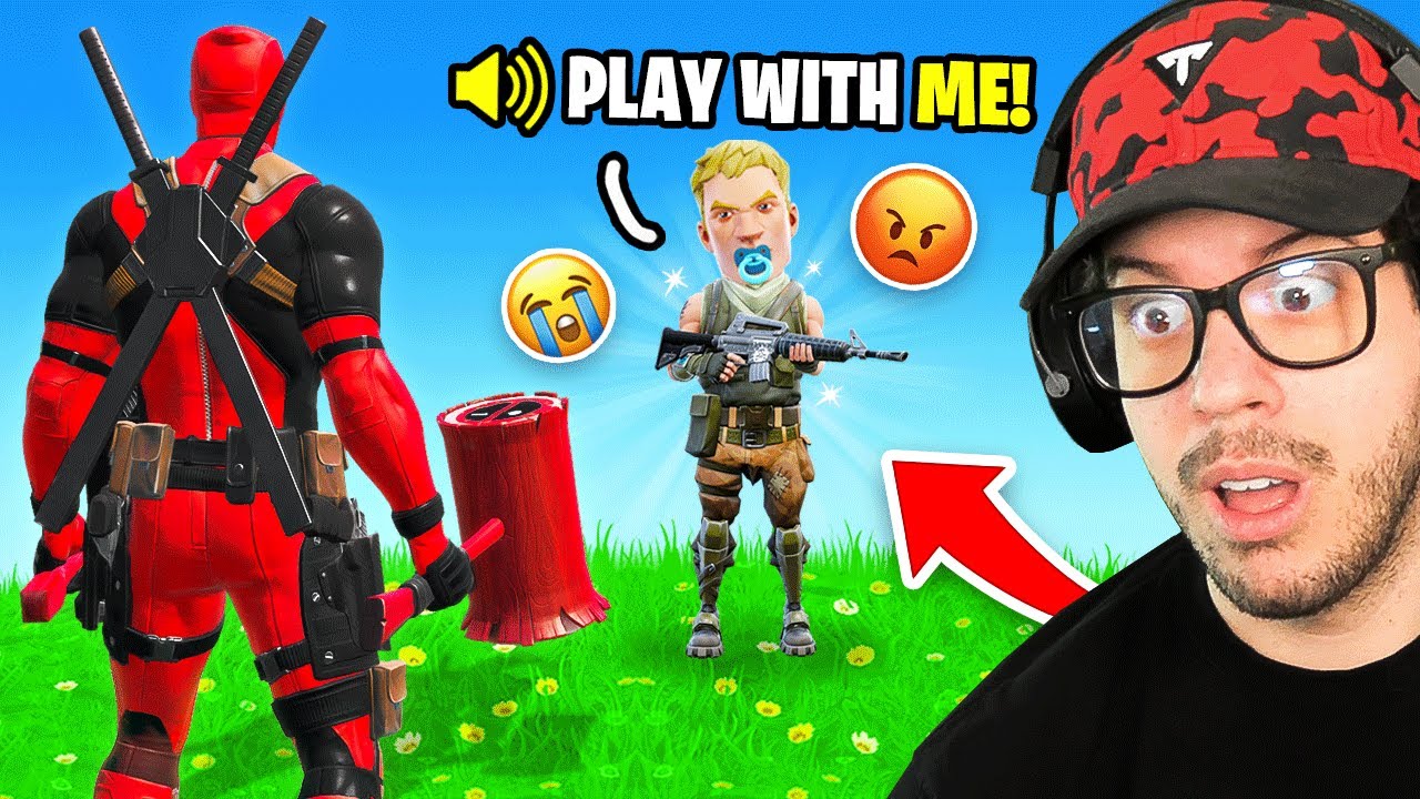 I made a kid cry in Fortnite 😢