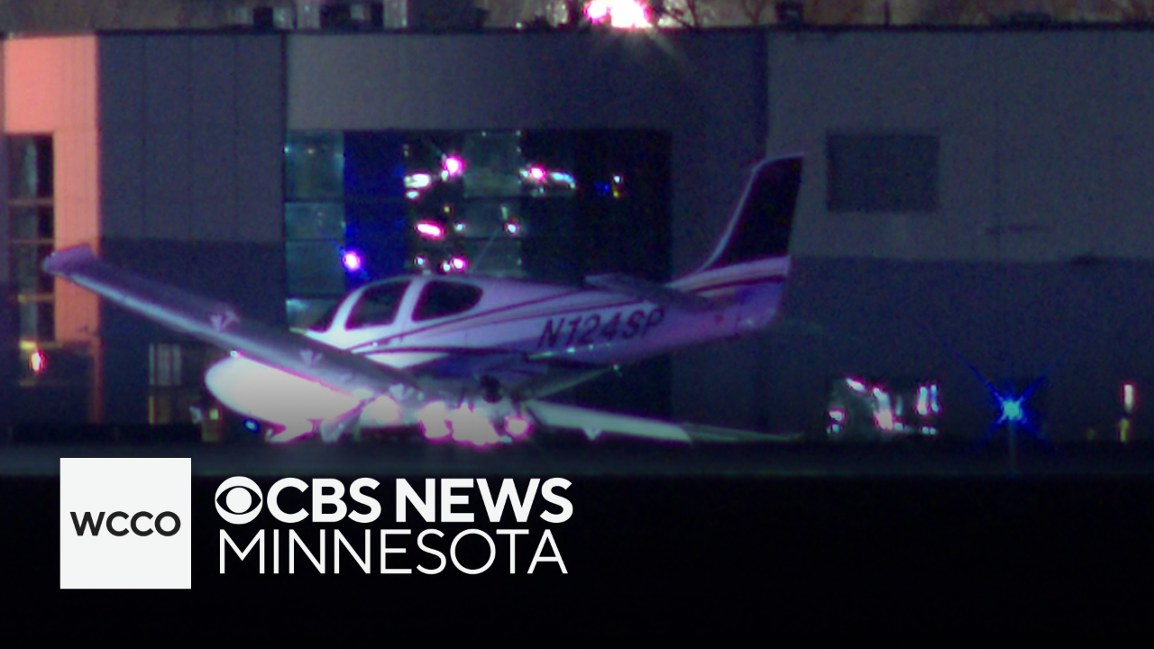 Minnesota State Patrol plane damaged in crash at airport in St. Paul