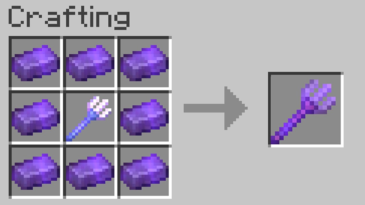Minecraft but you can craft any item from netherite