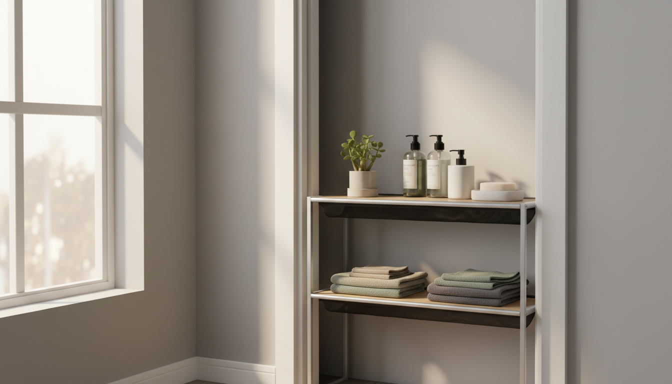 The ultimate storage solution for your tiny bathroom