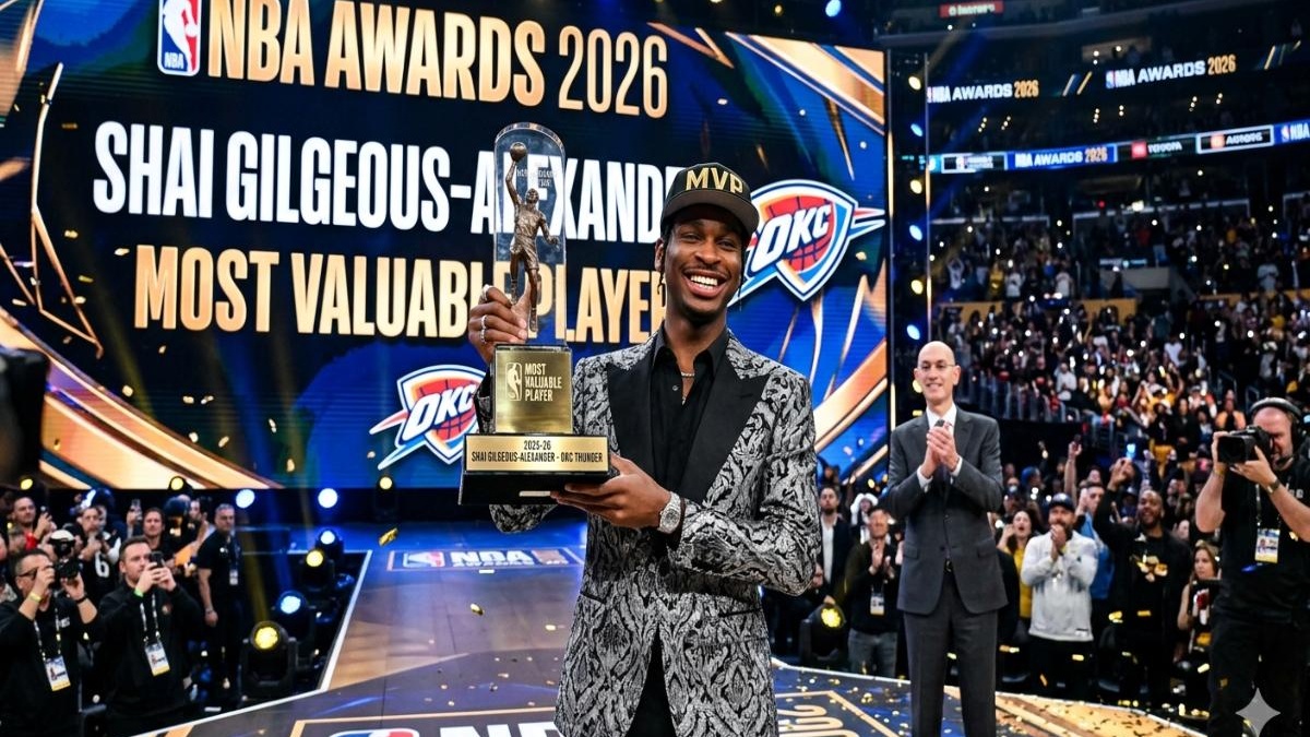 NBA awards 2026: Shai Gilgeous-Alexander wins MVP amid 65-game rule ...