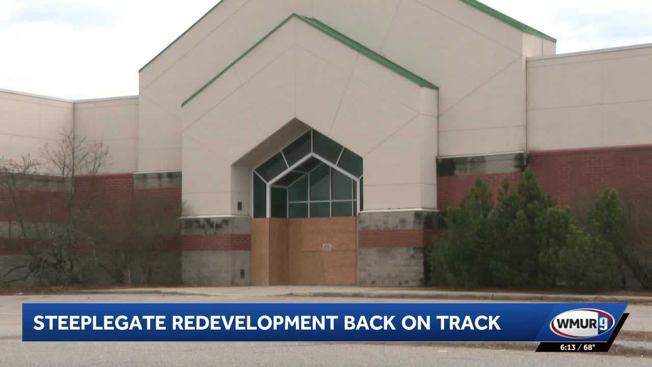 Steeplegate Mall redevelopment back on track, officials say