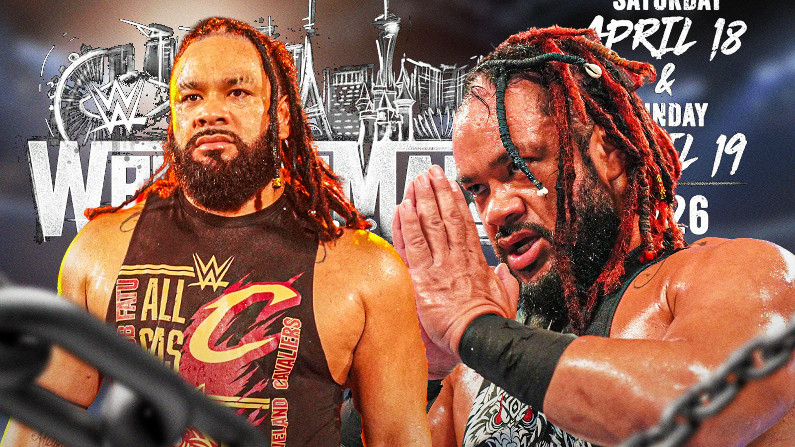 Jacob Fatu flexes new tattoo before WWE WrestleMania 42
