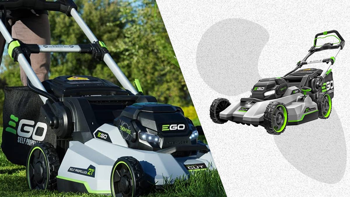 Amazon has EGO’s fully-electric lawn mower on sale for a rare 40% off