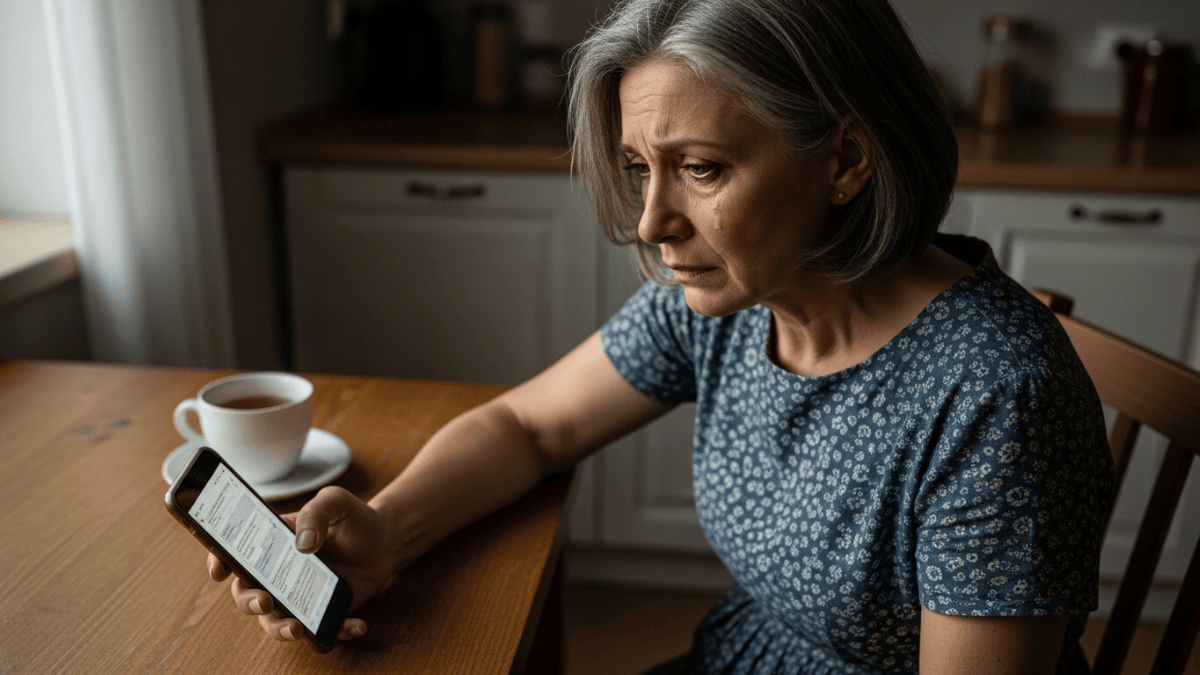 My husband forgot his cell phone, I answered a call I shouldn't have ...