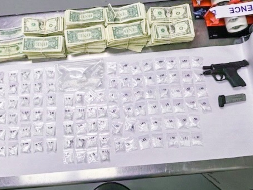 Cocaine, thousands in cash, illegal gun seized in multi-city drug bust