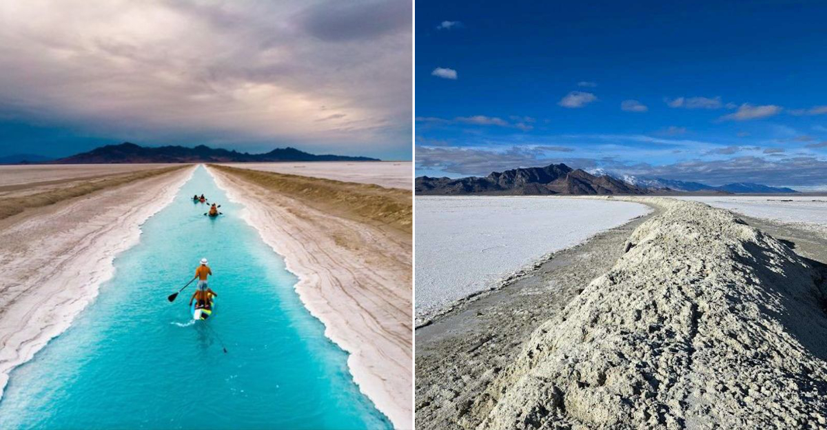 This Utah basin is now a vast white expanse where a prehistoric lake ...