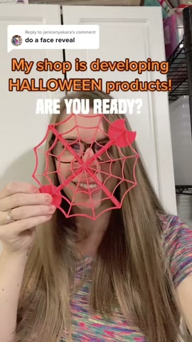 Sneak peek at my new Halloween spider web shop designs