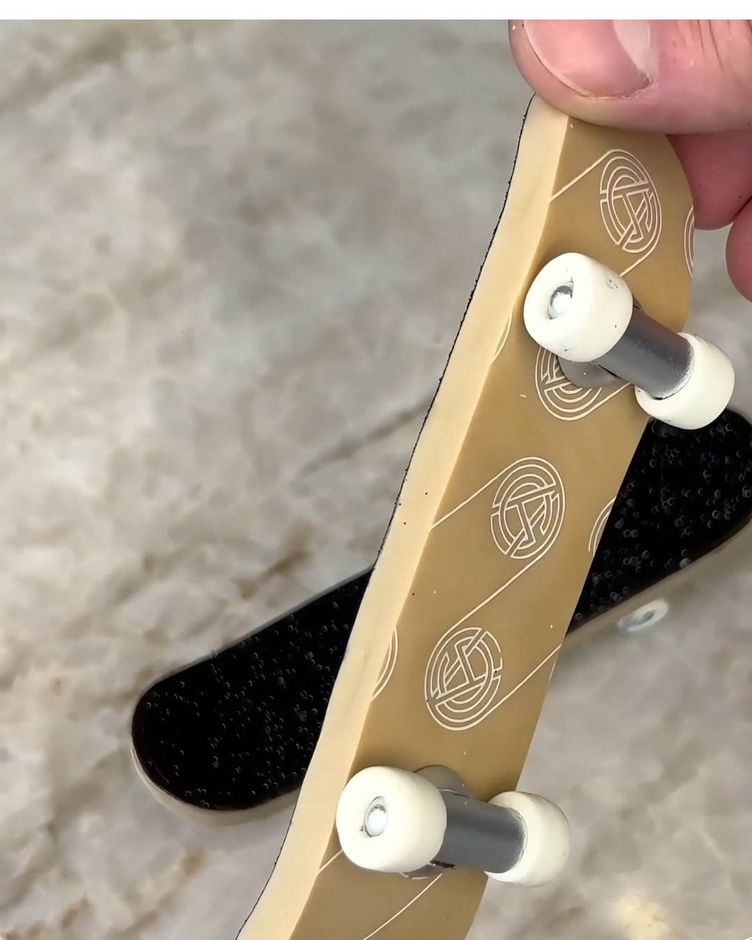 Chocolate skateboard ramp!