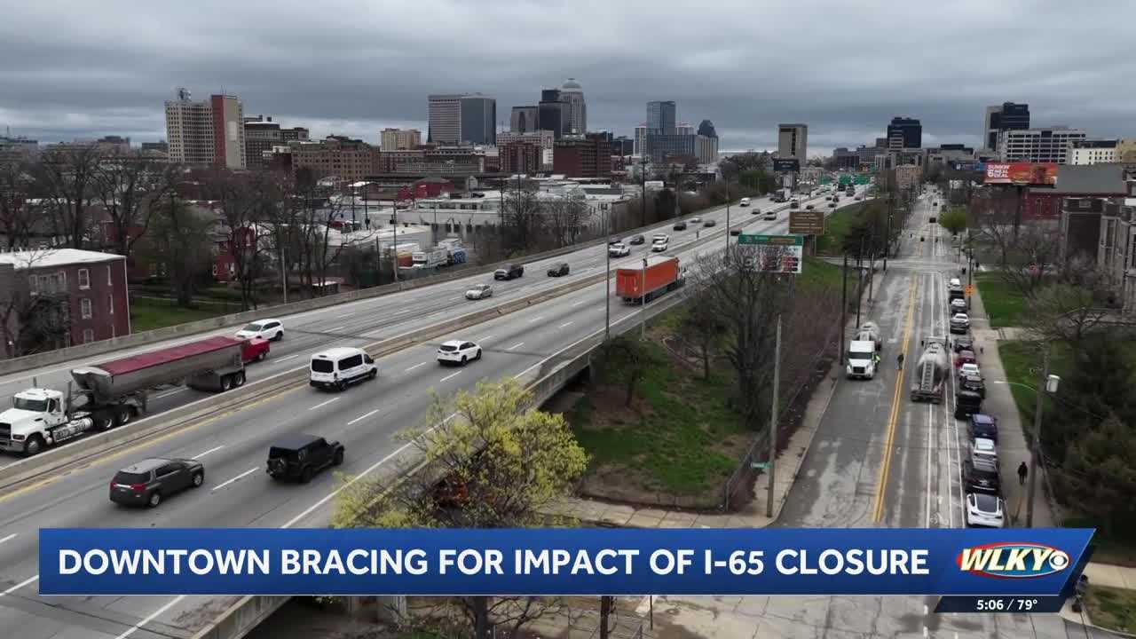 Two I-65 ramps closed in Louisville ahead of months-long project