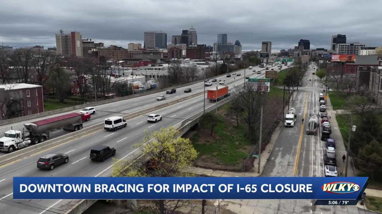 Two I-65 ramps closed in Louisville ahead of months-long project