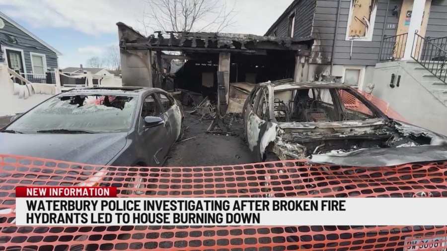 Waterbury police investigating fire hydrant malfunctions after house ...