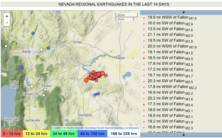 Nevada earthquake now measured at 5.68 magnitude, see the latest
