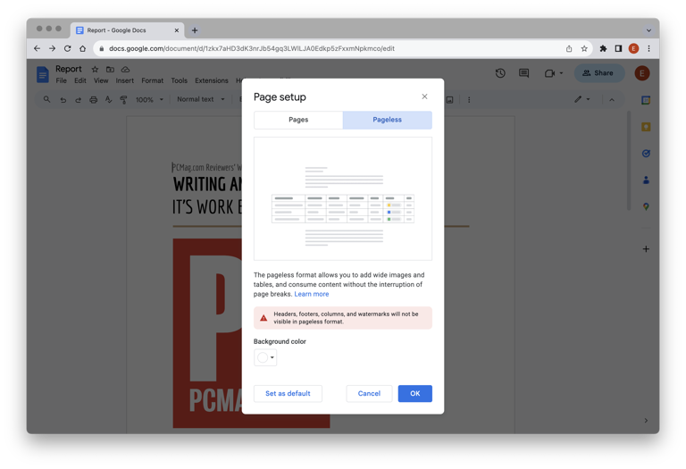 Google Docs, Sheets, and Slides