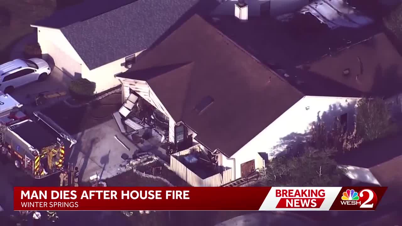 1 dead in Winter Springs house fire, officials say