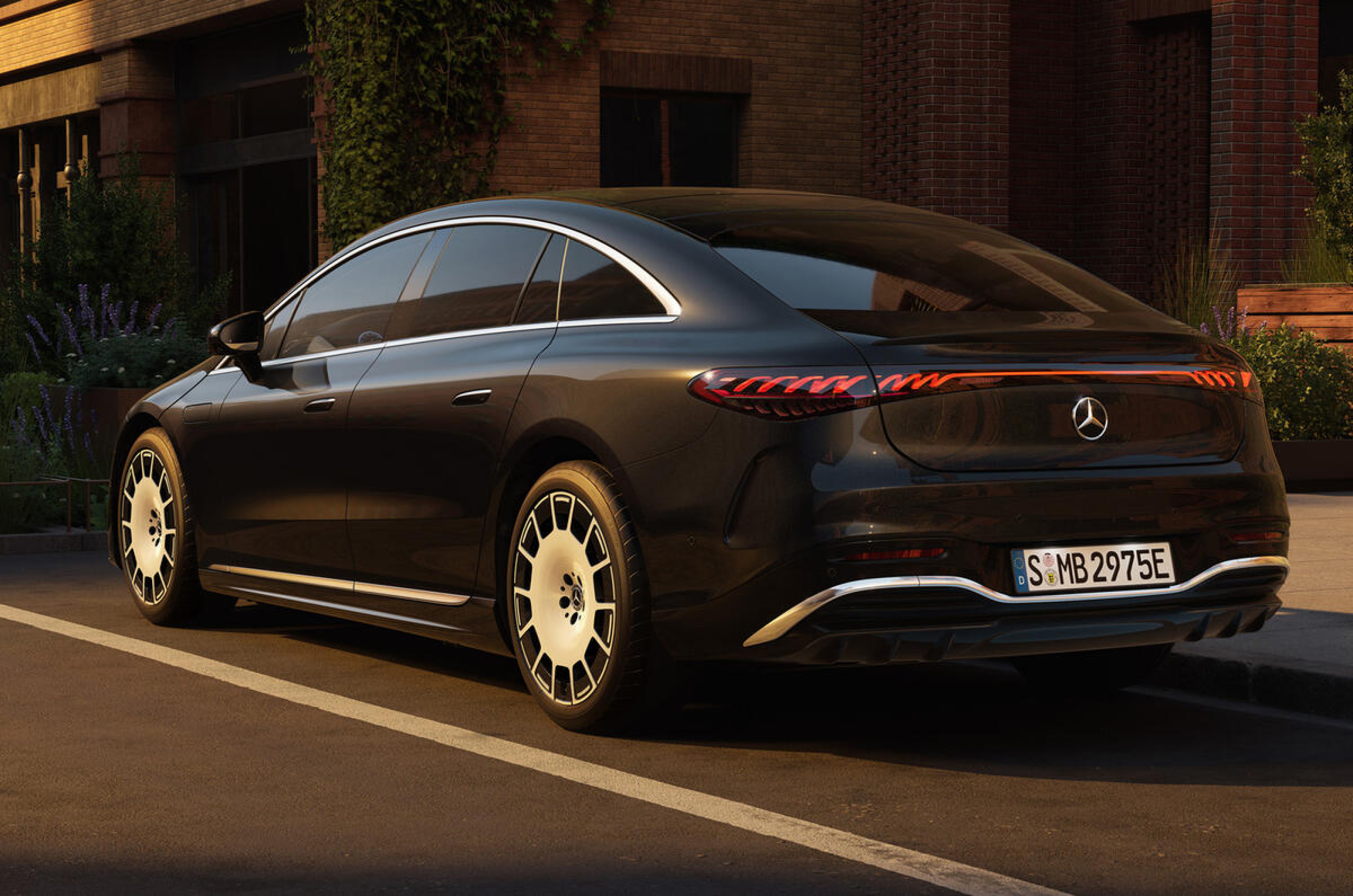 Mercedes EQS updated with 575-mile range and steer-by-wire