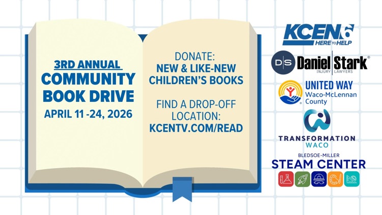 'It helps them maintain their progress' | KCEN community book drive ...