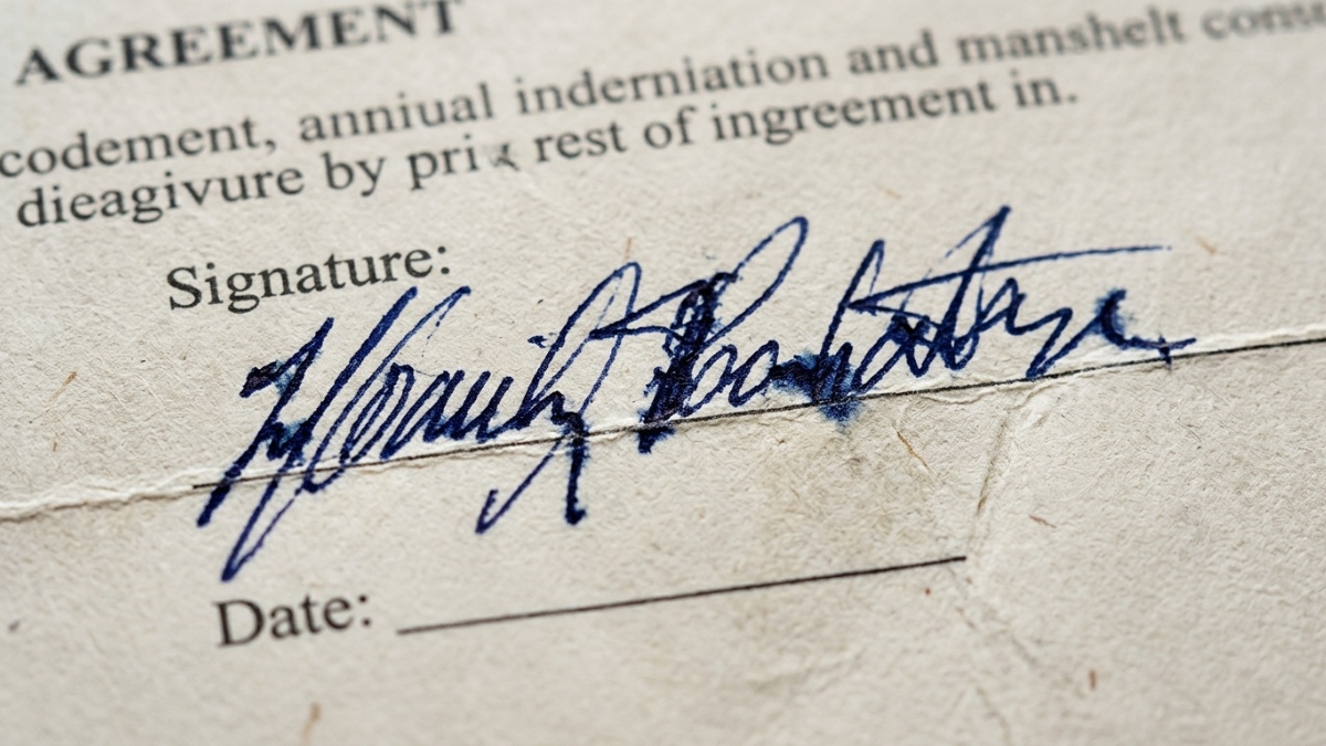 She was at the graveside with a document already notarized and my ...