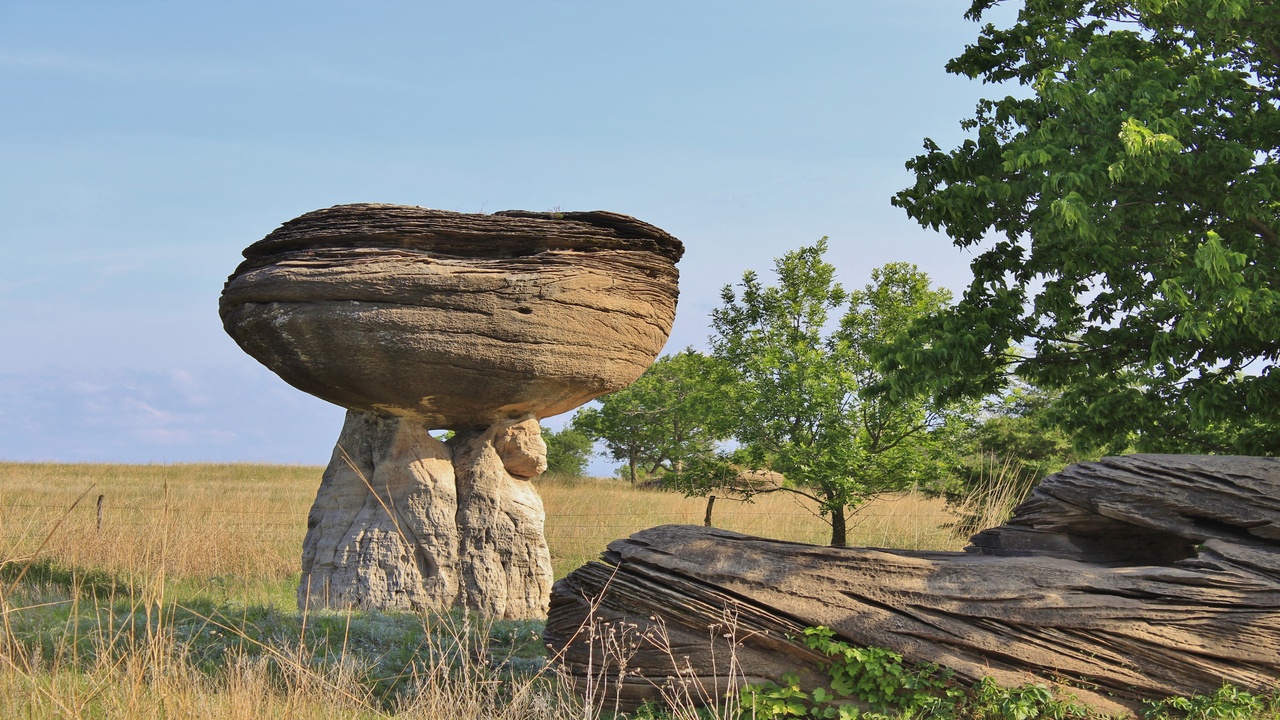 The smallest state park in Kansas holds some of the strangest rocks in ...