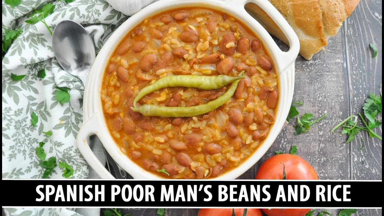 Spanish poor man’s beans and rice recipe | Simple and hearty classic