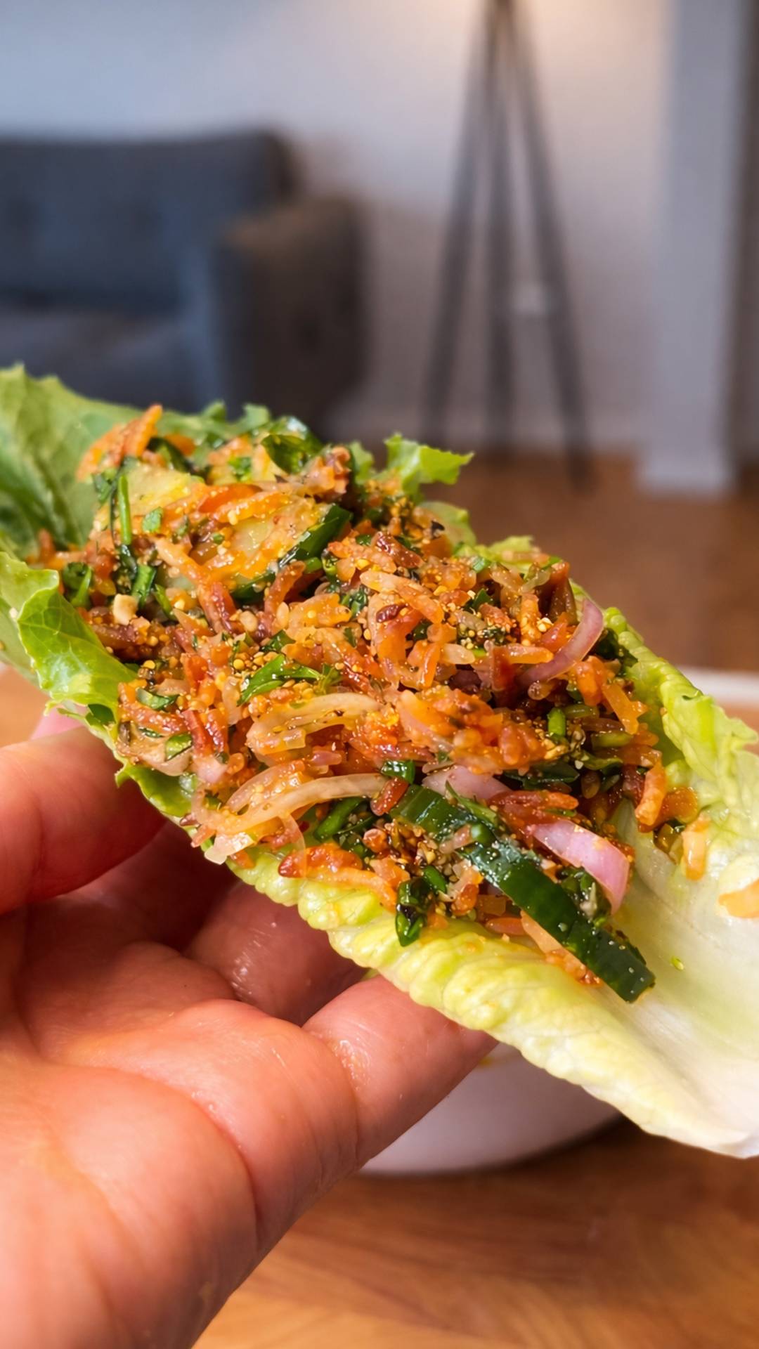 Add crunch with this crispy rice salad